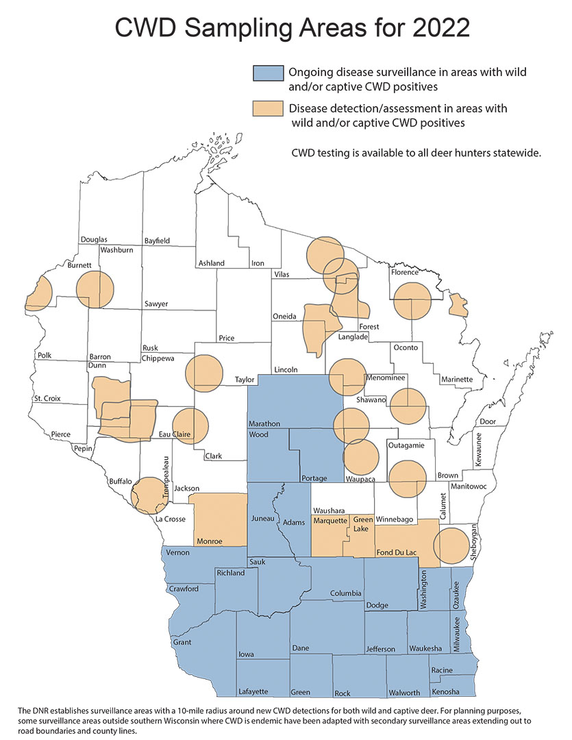 DNR officials continue effort to monitor CWD prevalence - Central ...