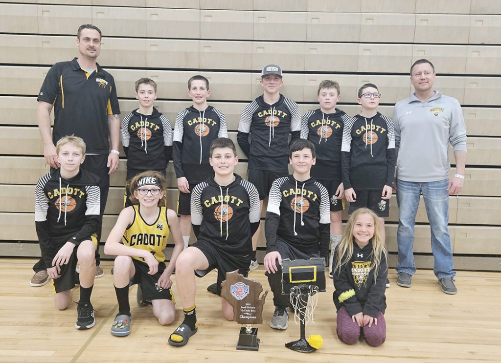Cadott youth three-peat as basketball champions - Central Wisconsin News